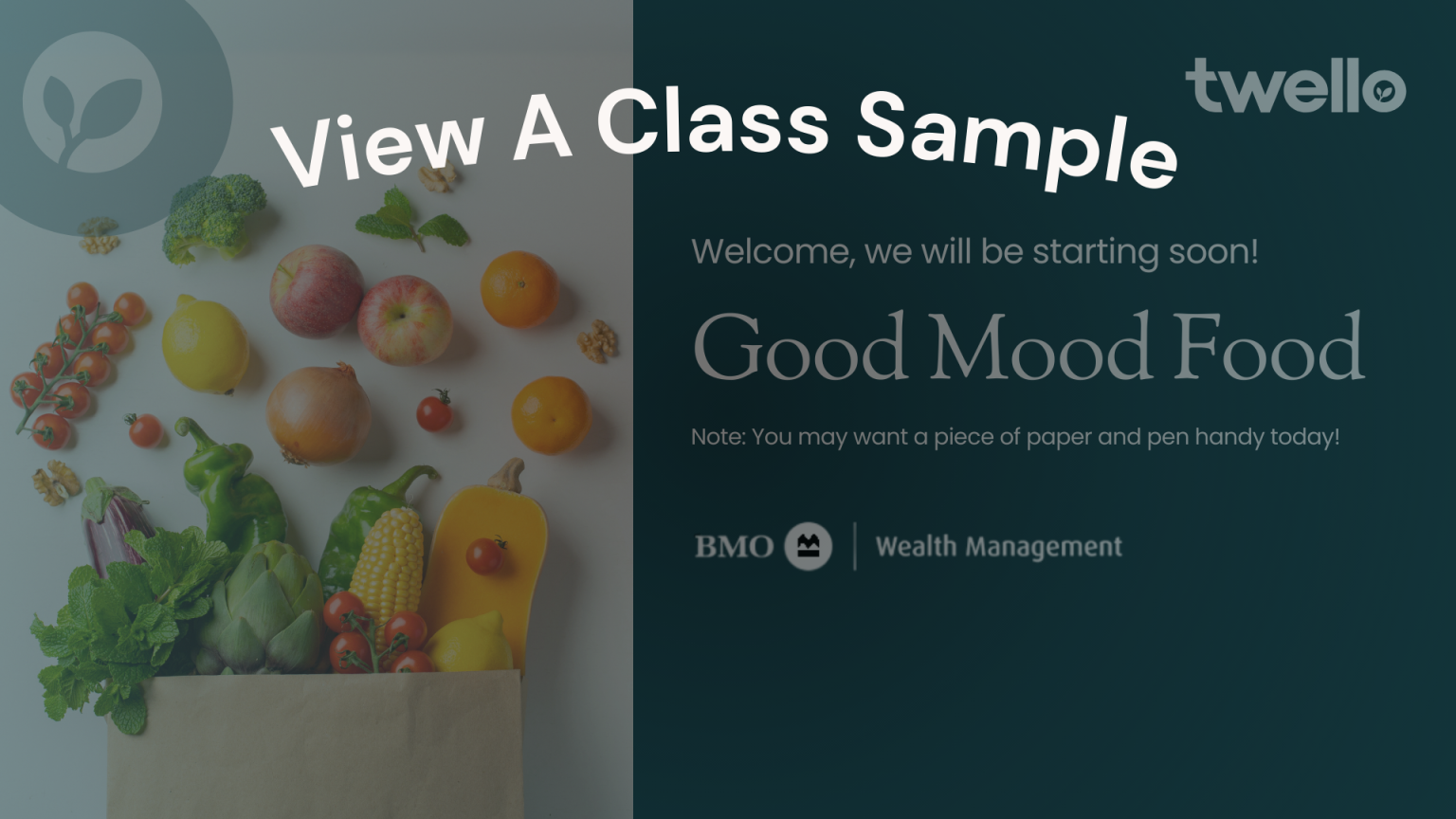 Good Mood Food | 30-Min Workplace Wellness Class | Twello