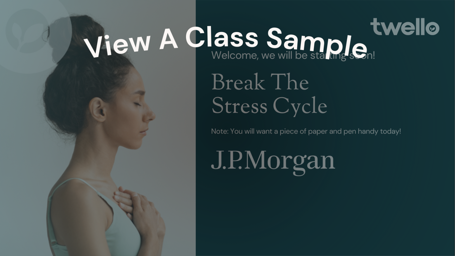 Break the Stress Cycle | 30-Min Workplace Wellness Class | Twello